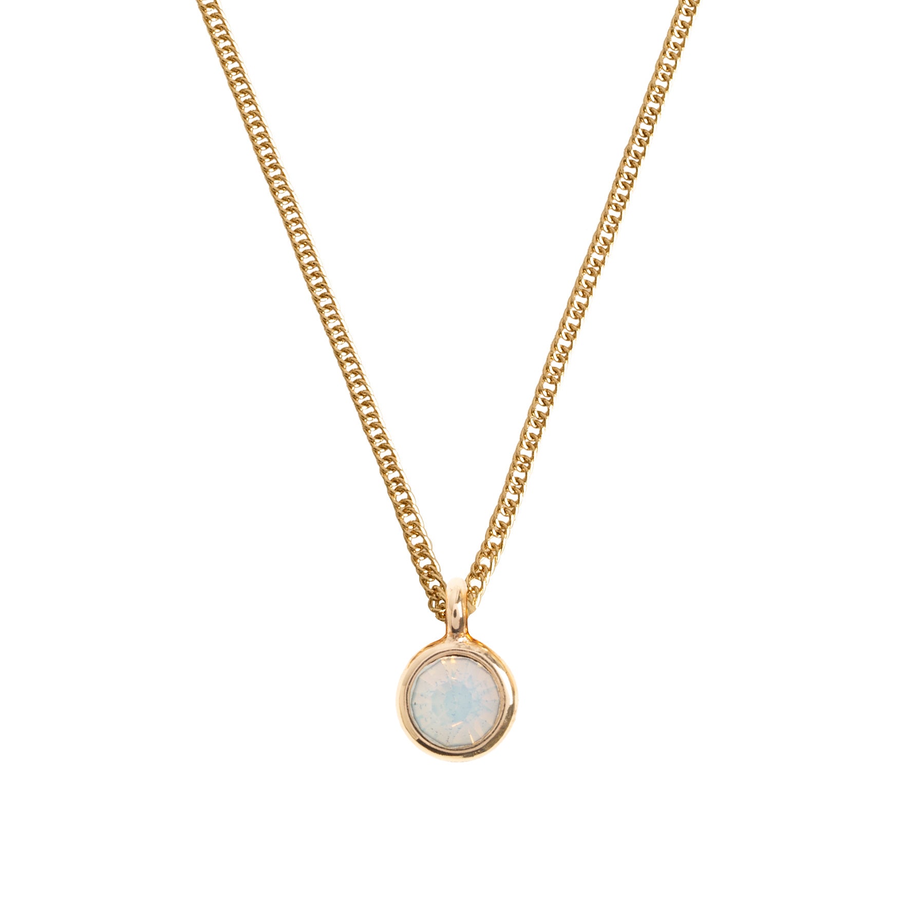 AMELIA - CRYSTAL WHITE charm necklace – Timi of Sweden PH