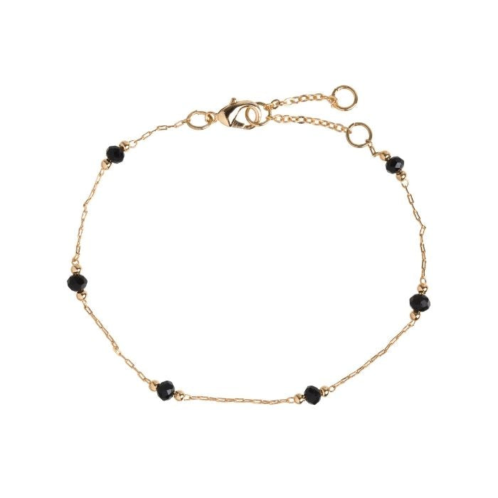 Delicate Black Bead Bracelet – Timi of Sweden PH